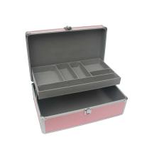 China Pink Aluminum Euipment Tool Storage Box Carrying Case Aluminium Customized for sale