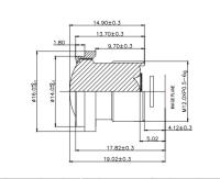 China Car Lens F/N.2.2 ,2MP/3MP HD MAX Image HeightØ7.0,  EFL2.3mm Cabin Management System Lens for sale