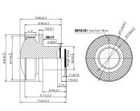 China High Definition AVM lens EFL1.44mm Around View Monitor Blind spot-free driving for sale