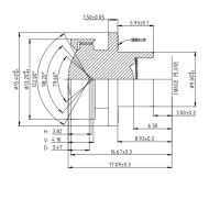 China Smart auxiliary with SVC Wide Angle Lenses , Wide Angle Lens For Parking assistance and Real-time monitoring for sale