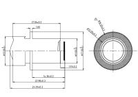 China Wide horizontal field of view ADAS Car Lens mediumEFL6.5mm F1.6 HD Cover a large monitoring area for sale