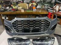 China The Best-selling for Audi Q5 Headlights Finish the Front Bumper With a Grill Radiator Car Bumper Body Kit for sale