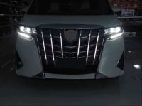 China FENGHUA Upgraded New Plastic LED Illuminated Front Grille for Alphard 30 Series 2015-2023 Luxury High-end Style 1 Year for sale