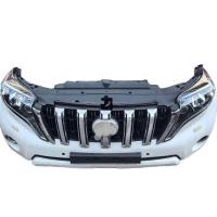 China Used Auto Parts Exterior Plastic Modified Bumper Body Kit 10-17 Upgrade Facelift Bolt-On 100% Fitment for Prado for sale