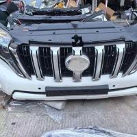 China Used Auto Parts Exterior Plastic Modified Bumper Body Kit 10-17 Upgrade Facelift Bolt-On 100% Fitment for Prado for sale