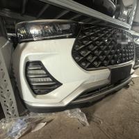 China FOR Chery Tiggo 5x Used Front Bumper Assembly Cooling System Headlight Grille Fog Light Cut-Outs Plastic Material 1 Year for sale