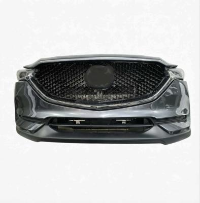 China For Mazda CX5 2017-2021 Auto Body Parts Front Bumper Kit with Grill Easy Installation Durable Plastic Includes Fog Light for sale