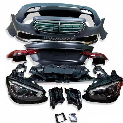 China Used High Quality for E CLASS W212 W213 Facelift Body Kit Red Front Bumper Bolt-On Universal Fitment for sale