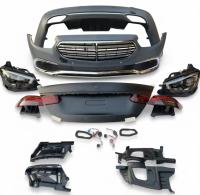 China Used High Quality for E CLASS W212 W213 Facelift Body Kit Red Front Bumper Bolt-On Universal Fitment for sale