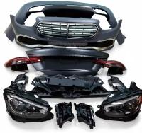 China Used High Quality for E CLASS W212 W213 Facelift Body Kit Red Front Bumper Bolt-On Universal Fitment for sale
