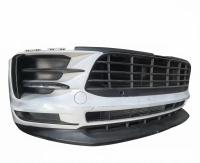 China Used 2013-2018 for Macan Front Bumper Assy Radiator Electronic Fan Blinds Plastic Material Exhaust Cut-Outs Included Clips for sale