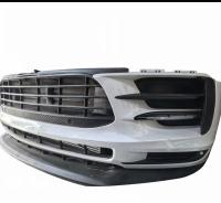 China Used 2013-2018 for Macan Front Bumper Assy Radiator Electronic Fan Blinds Plastic Material Exhaust Cut-Outs Included Clips for sale