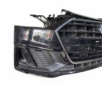 China Used 2019-2022 Audi A7 Complete Glossy Black Front Bumper Plastic Body Kit FENGHUA Easy Installation Auto Accessories High for sale