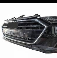 China Used 2019-2022 Audi A7 Complete Glossy Black Front Bumper Plastic Body Kit FENGHUA Easy Installation Auto Accessories High for sale