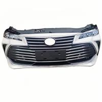 China Fenghua Used Asian Dragon Front Bumper Grille Diffuser Fan Fog Light Cut-Outs Universal Fitment Screw-On Installation Black for sale