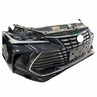 China Fenghua Used Asian Dragon Front Bumper Grille Diffuser Fan Fog Light Cut-Outs Universal Fitment Screw-On Installation Black for sale