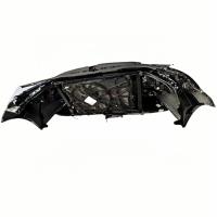 China Fenghua Used Asian Dragon Front Bumper Grille Diffuser Fan Fog Light Cut-Outs Universal Fitment Screw-On Installation Black for sale