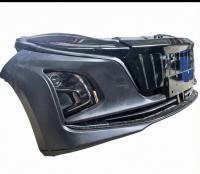 China Used High Quality Fenghua Front Bumper Assembly Hongqi E-QM5 Complete Front Body Kit Grille Brackets Bolt-On Universal Fitment 1 for sale