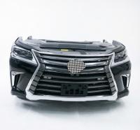 China For for LX570 2016-2021 Genuine Used Front Bumper Assembly Grille Headlights OEM 52119-6A968 Bolt-On 1 Year Warranty Factory for sale
