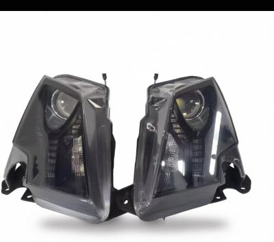 China For Gallardo 560 LED Headlights 12V 70W 4000 Lumens H4 Bulb Red Light Body Kit 6000K Color Temperature Universal Fitment for sale