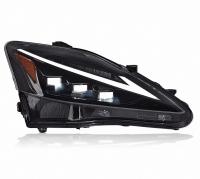 China LED Headlight Assembly 6000K 24V for Lexus IS250 IS350 ISF 2006-2013 OEM 81170-53341 81140-53341 Replacement Black Housing DRL for sale