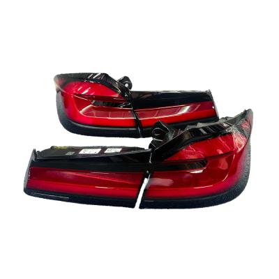 China For for 5 Series G30/G38 Red Lens Used LED Tail Light Assembly LCI 2021-2023 OEM 63219498393 Inner & Outer Full Set Plug+Play for sale