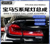China For for 5 Series G30/G38 Red Lens Used LED Tail Light Assembly LCI 2021-2023 OEM 63219498393 Inner & Outer Full Set Plug+Play for sale