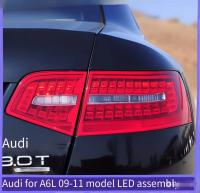 China New Red Brake Turn Signal Light Assembly Fenghua Audi A6L C6 S6 2009-2011 OE 7210011CDE0200 12V Factory Direct for sale
