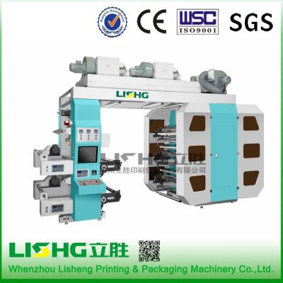 China Plastic Film Flexographic Printing Machine With Double Unwind And Double Rewind for sale