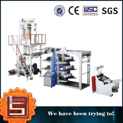 China Blowing Inline Flexographic Offset Printing Machine for PE Plastic Film for sale