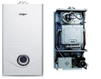 China Energy Saving Wall Hung Gas Boiler 740*400*305mm Dimension Digital LCD Display for sale
