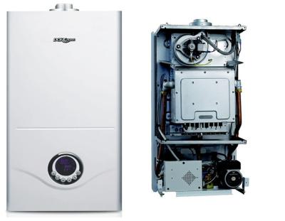 China Energy Saving Wall Hung Gas Boiler 740*400*305mm Dimension Digital LCD Display for sale