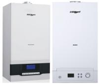 China Luxurious Appearance Wall Hung Gas Boiler With LCD Display Radiator Burning Style for sale
