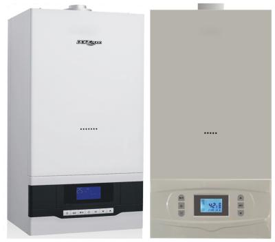 China Double Pipe Wall Hung Gas Boiler 16-18kW with 88% Efficiency for 60-140㎡ Heating Area and 20 Safety Protections for sale