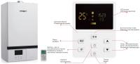 China Environmental Protection Gas Hot Water Boiler 32kW Output 200-300m² Heating Area 740×400×305mm Dimensions for sale