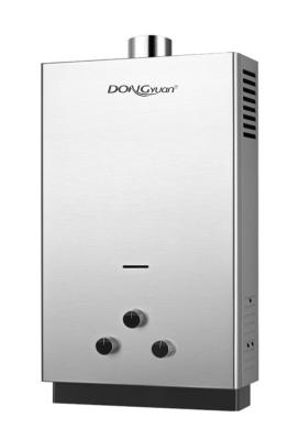 China 12L Propane Gas Tankless Water Heater with Stainless Steel Housing - 6L-12L Capacity Forced Exhaust LPG System for sale