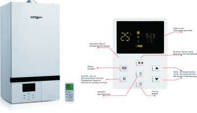 China L1PB20 Cast Silicon Aluminum Wall Hung Gas Boiler 17.6kW Output 80-160m² Heating Area Energy Efficient for sale