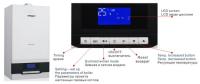 China Powerful Wall Installed Gas Boiler Programmable Controls Variable Dimensions for sale
