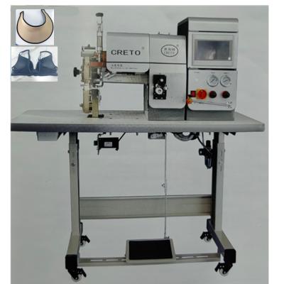 China 2026 SH-902 Fully Automatic Curve Edge Binding Machine for Bra Cup/Shoe Upper/Sportswear/Seamless Double Folding/Reverse Hemming for sale