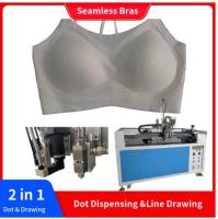 China Silicone Line Drawing Machine for Seamless Bonded Fashion Bras Easy Production Line Setup for sale