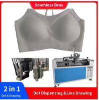 China Seamless Bra Production New Steel Intelligent PUR Dotting & Silicone Tracing Machine for Bras Manufacturing for sale