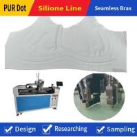 China Seamless Bra Production New Steel Intelligent PUR Dotting & Silicone Tracing Machine for Bras Manufacturing for sale