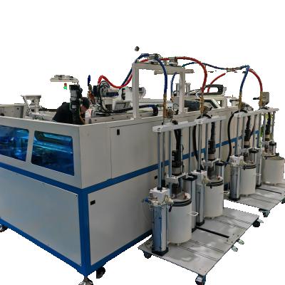 China CZNY-602 New Multi-Design Seamless Bonding Jelly Silicon Glue Brushing Drawing Line Support Fabric Covering Machine PLC Core for sale