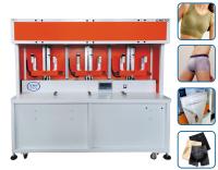 China SH-103 Three Station Hot and Cold Heat Press and Shaping Machine for Trouser Waistband Seamless Sports Bra Yoga Pant Waistband for sale