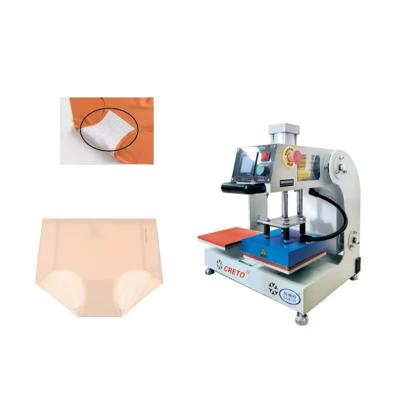 China SH-201 Two Plates Heat Press Sublimation Machine for Underwear Label  Mark Printing lady Panty Crotch Bonding for sale