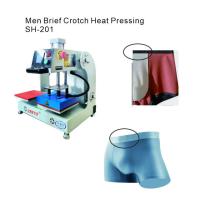 China SH-201 Two Plates Heat Press Sublimation Machine for Underwear Label  Mark Printing lady Panty Crotch Bonding for sale
