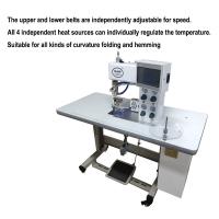 China CRETO-SH-901 Radian Edging Garment Seam Sealing Hemming Making Machine Curve Edge Hemming Machine for sale