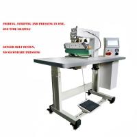 China SH-805 Adhesive Tape Bonding Technology Seamless Garment Manufacturing Flat Heat Press Folding and Heat Press Two-in-One Machine for sale