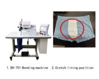 China New Ultrasonic Seamless Bonding Machine Manual Operation Men's Underwear Production Equipment for Boxer Briefs Trunks for sale