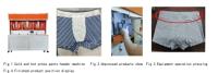 China New Ultrasonic Seamless Bonding Machine Manual Operation Men's Underwear Production Equipment for Boxer Briefs Trunks for sale